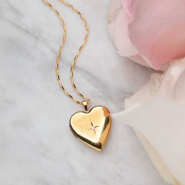 14kt Gold Filled Heart of Gold Locket - La Kaiser