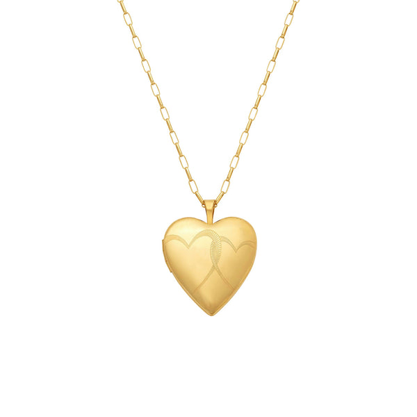 14kt Gold Filled Lovers Heart Locket - La Kaiser